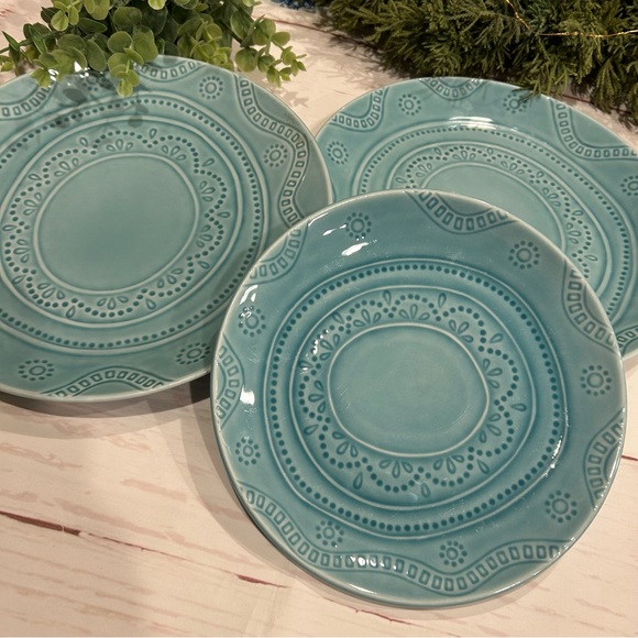 Threshold | Dining | Threshold Kenneth Aqua Dinner Salad Plates | Poshmark